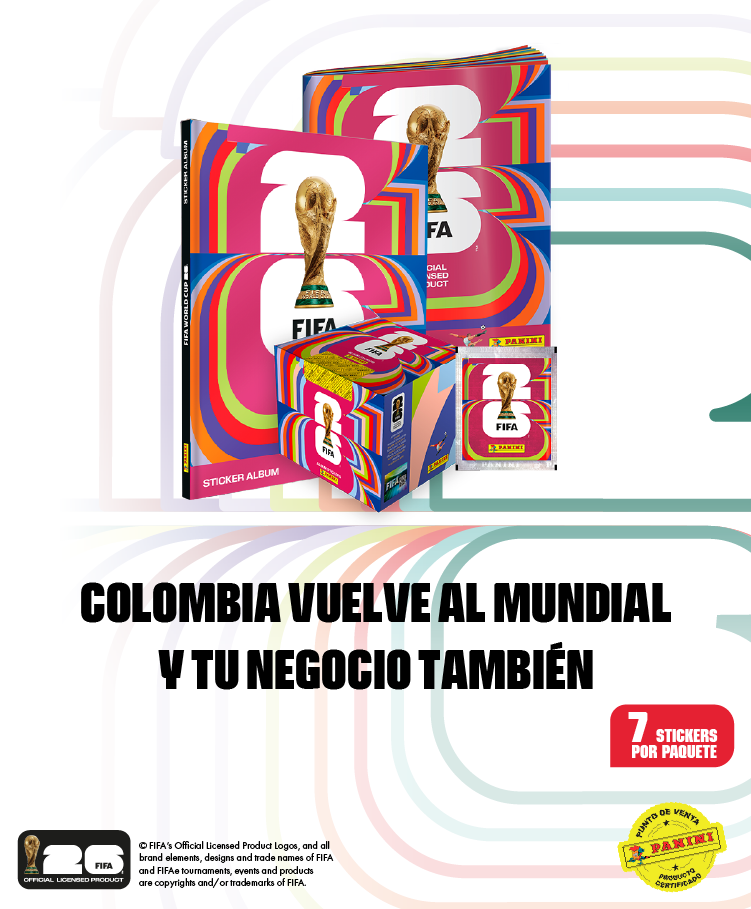 Vender Panini en tu tienda este Mundial | Panini Colombia